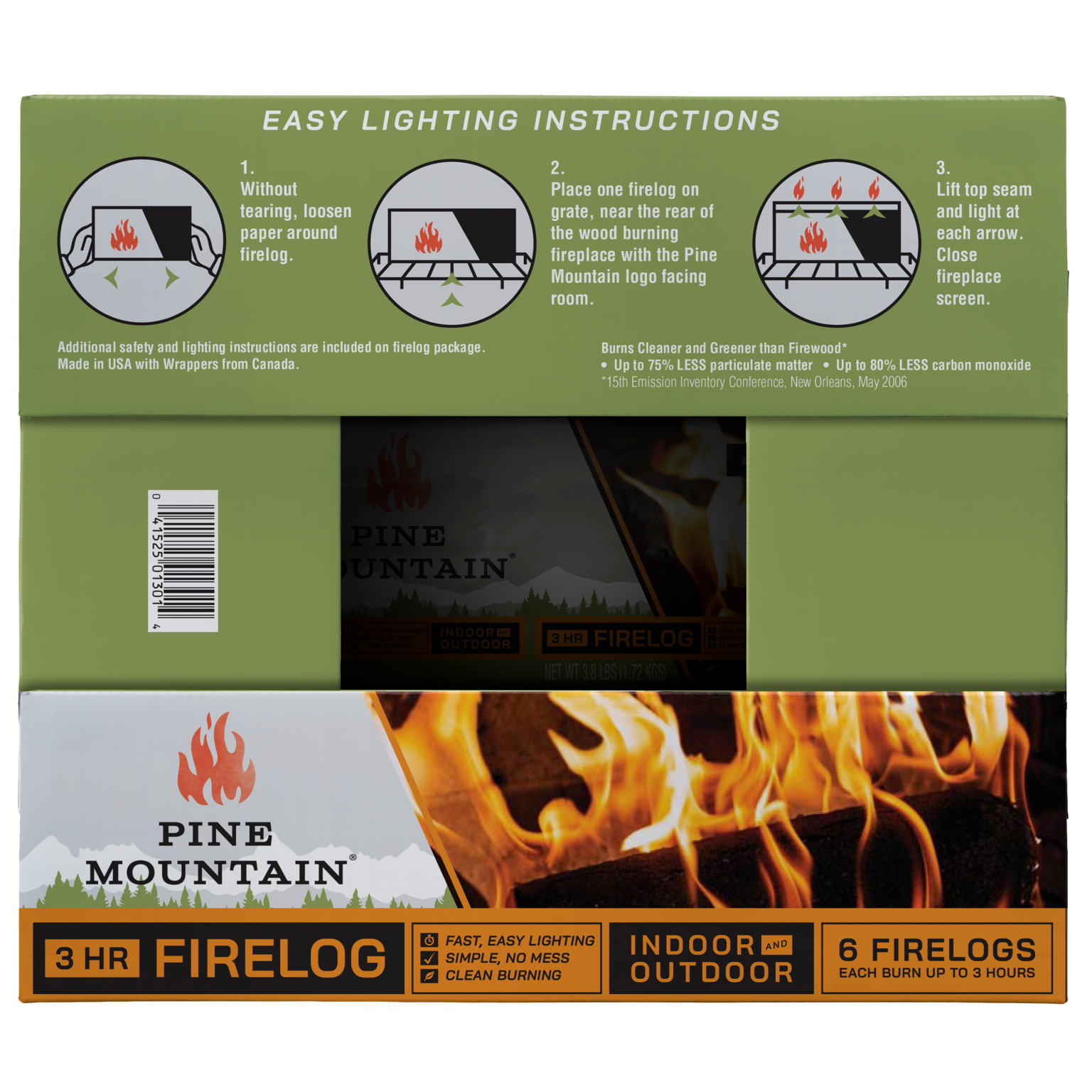 3-Hour Firelog - Pine Mountain