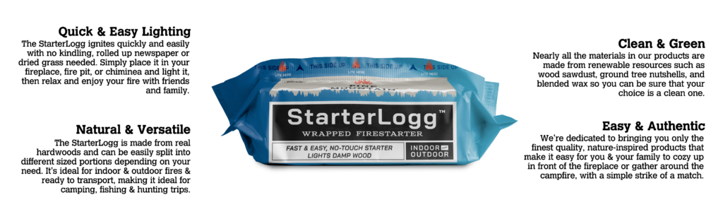 StarterLogg Wrapped Firestarter - Pine Mountain