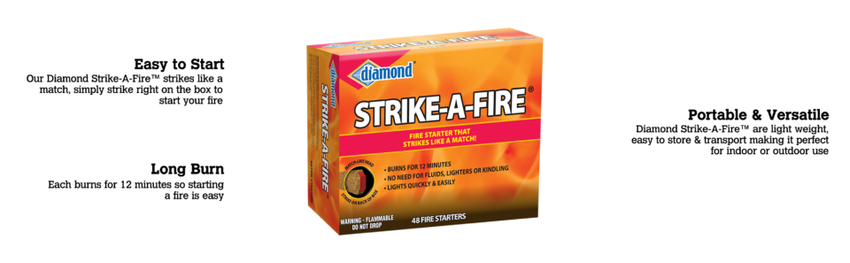 Diamond Strike-A-Fire Firestarter - Pine Mountain