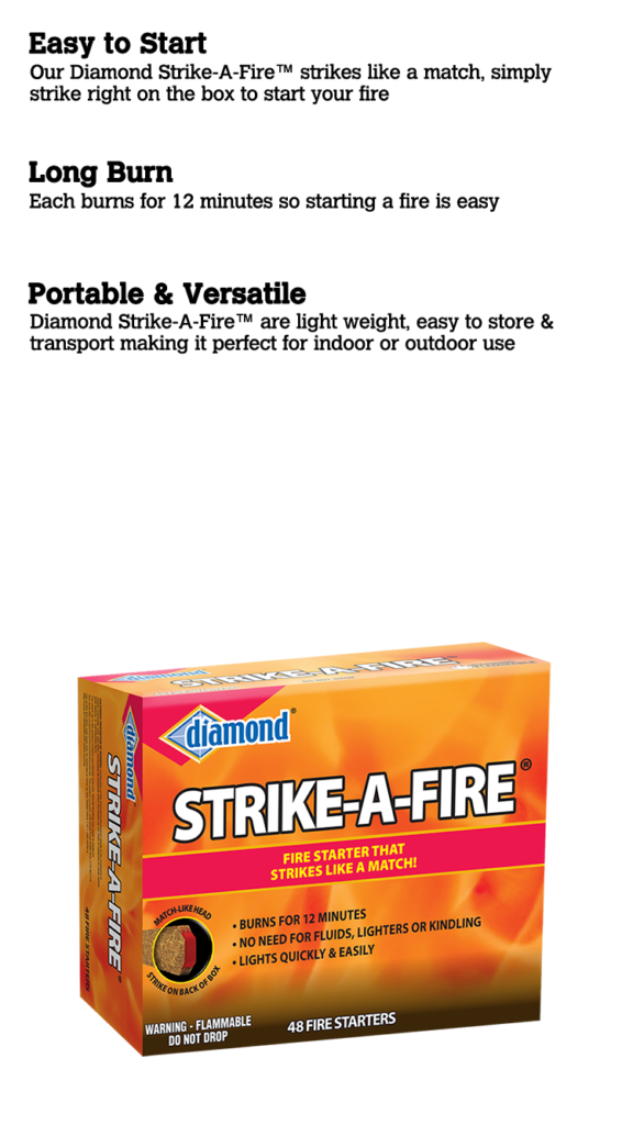 Diamond Strike-A-Fire Firestarter - Pine Mountain